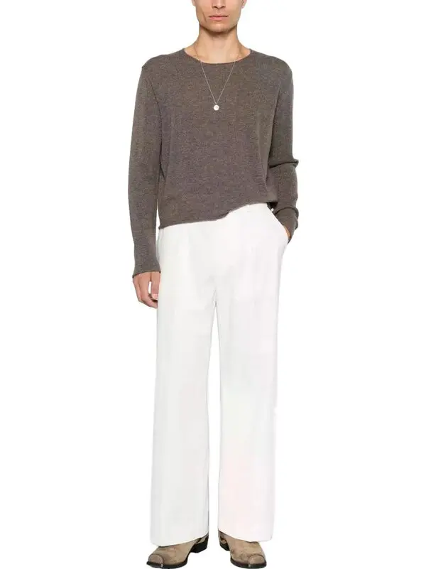SECOND / LAYER Weezur Raw-edge Sweater - Brown