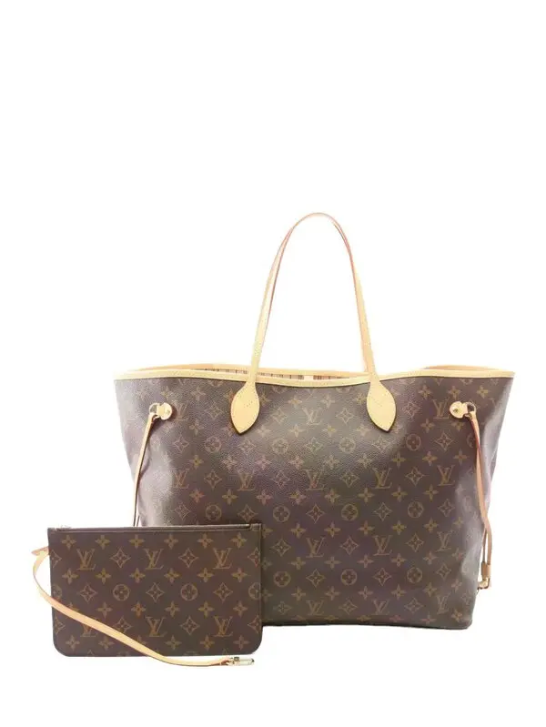 LOUIS VUITTON Monogram Canvas Neverfull Gm Tote Bag - Brown