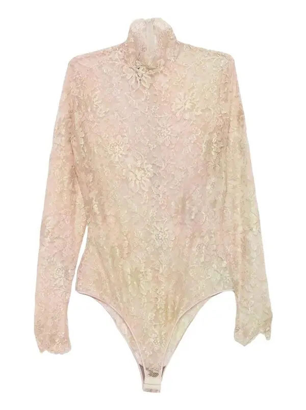 Valentino Garavani Floral-lace Bodysuit - Neutrals