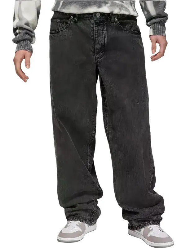 JORDAN Loose-fit Straight-leg Jeans - Black