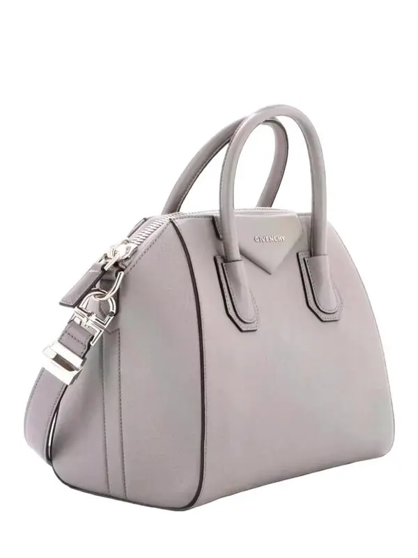 Givenchy Antigona Leather Satchel - Grey