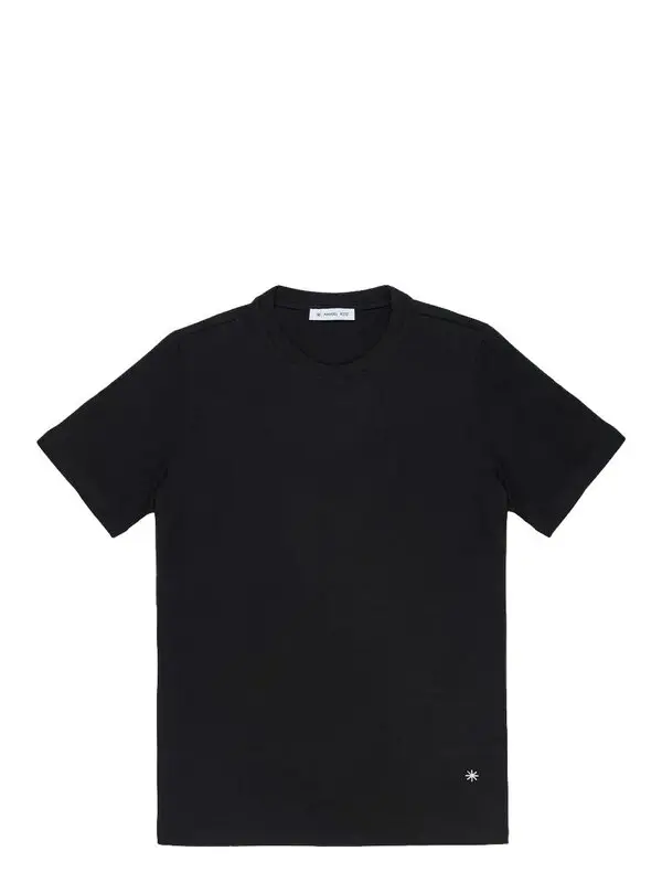 MANUEL RITZ Logo-print T-shirt - Black