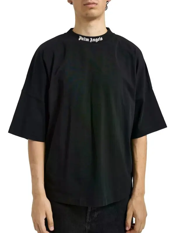 Palm Angels Logo-print T-shirt - Black