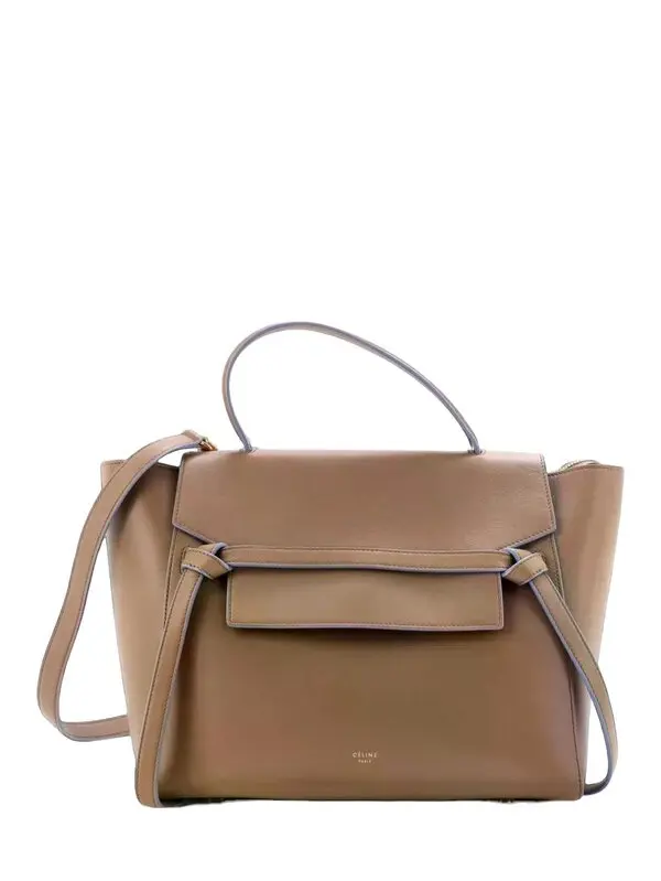 Celine Belt Bag Calfskin Mini Satchel - Brown