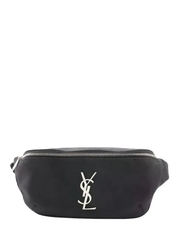 Saint Laurent Cassandre Belt Bag - Black
