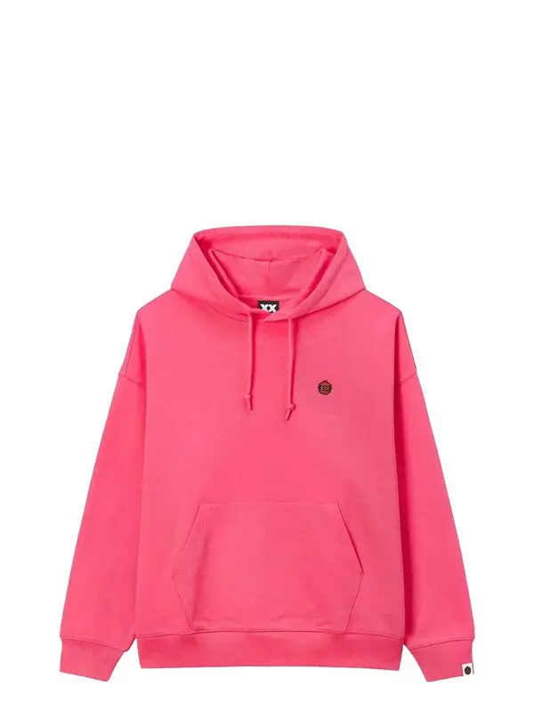 FINGERCROXX Graphic Print Drawstring Hoodie - Pink