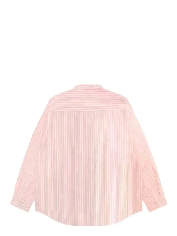 AAPE BY *A BATHING APE Moonface Striped Button-down Shirt - Pink