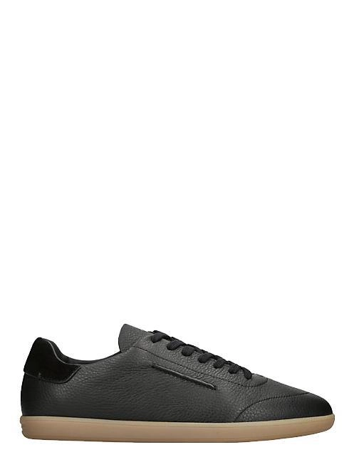 Ermenegildo Zegna 232 Grained Leather Trainers - Black