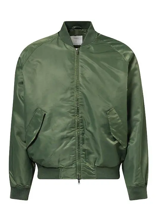 PERCIVAL Bomber Flap-pocket Shell Jacket - Forest