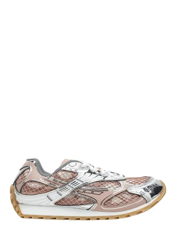 Bottega Veneta Orbit Sneakers In Leather And Technical Fabric - Multicolor