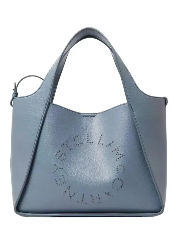 Stella McCartney Logo Detail Tote Bag - Blue