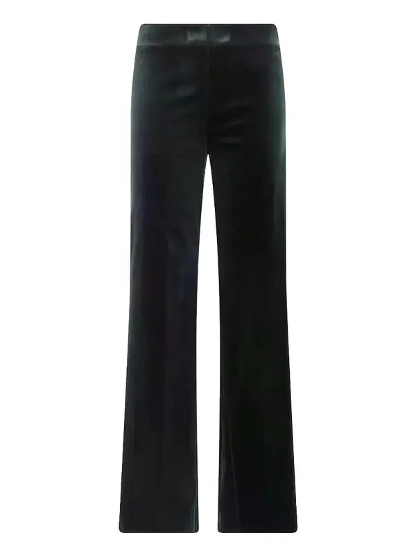 Antonelli Firenze Velvet-effect Cotton Trousers - Green
