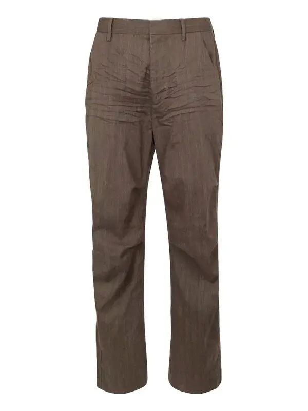 Dsquared2 Crinkled Osaka Trousers - Brown