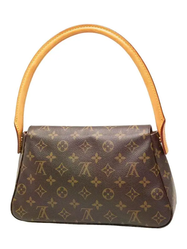 LOUIS VUITTON Monogram Mini Looping Shoulder Bag - Brown