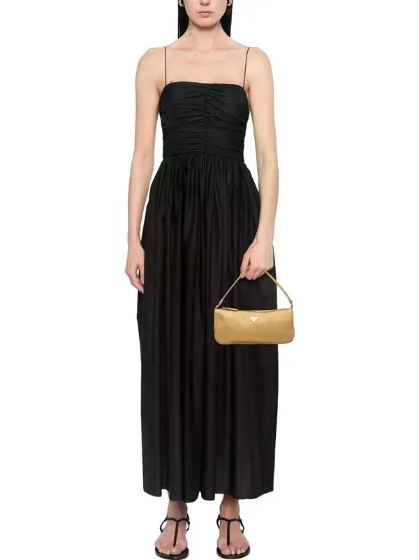 Prada Tessuto Pochette Shoulder Bag - Brown