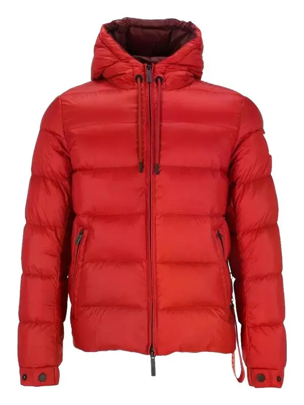 AFTER/LABEL Verbier Hooded Padded Jacket - Red