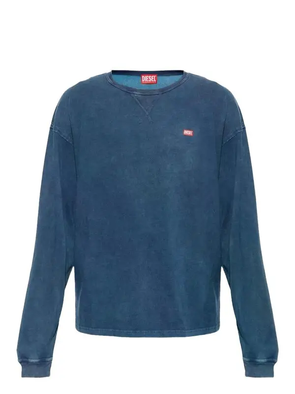 DIESEL® T-shirt ‘t-boxt-ls-raw - Blue