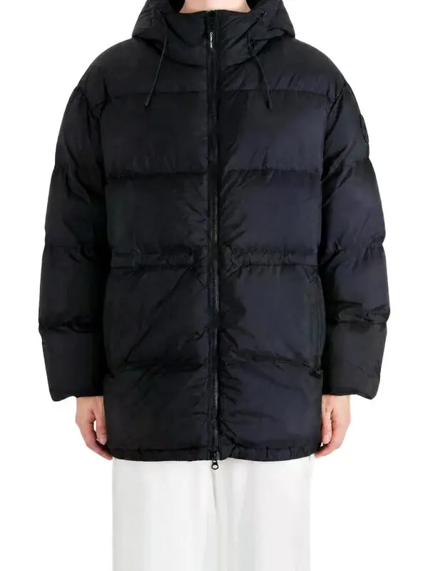 Canada Goose Quilted Drawstring Coat - Black