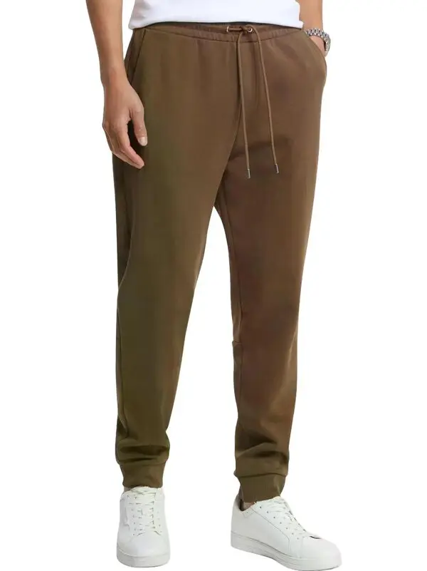 Michael Kors Logo-trim Cotton Blend Joggers - Brown