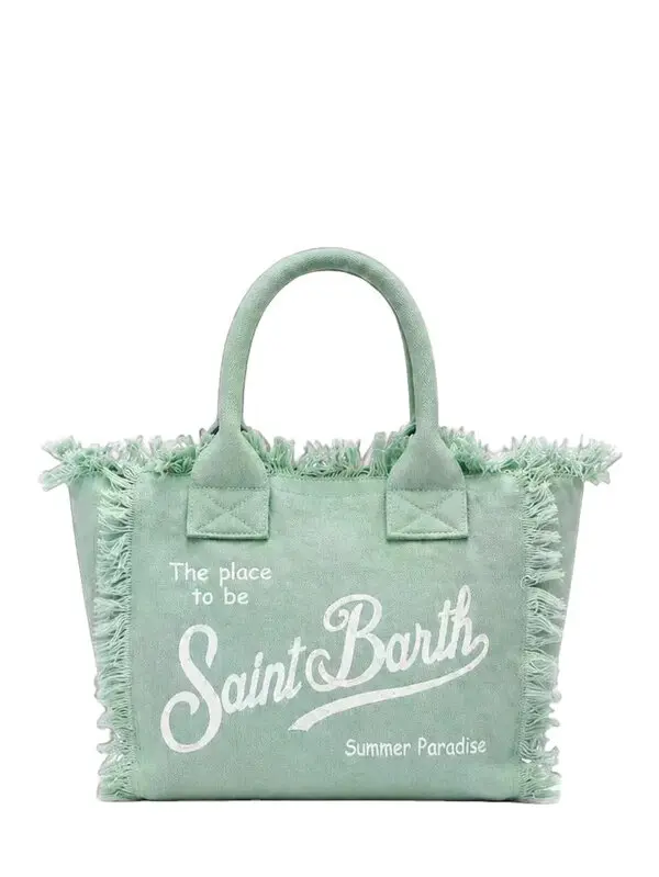 MC2 SAINT BARTH Logo Print Tote Bag - Green