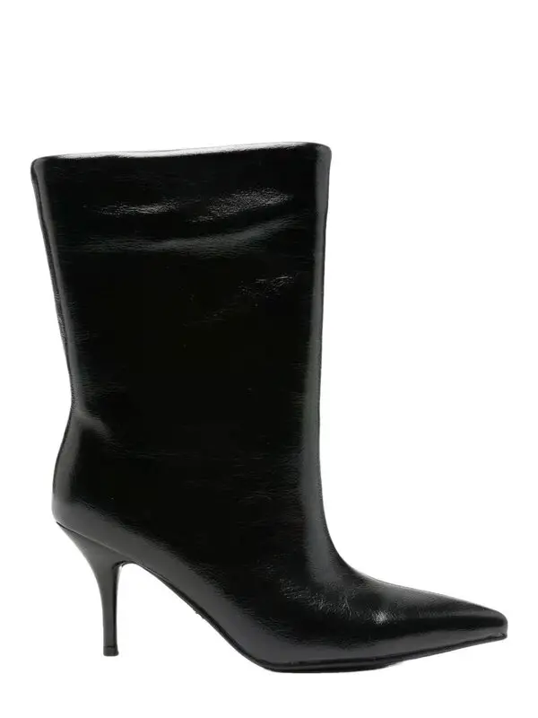 TWENTY FOURHAITCH Unuk Pointed-toe Stiletto-heel Ankle Boots - Black