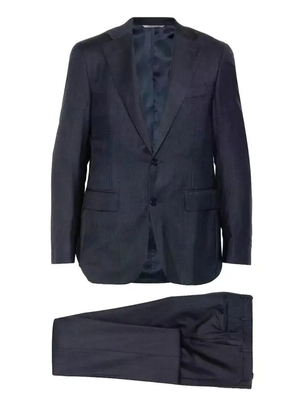 Canali Single-breasted Suit - Blue