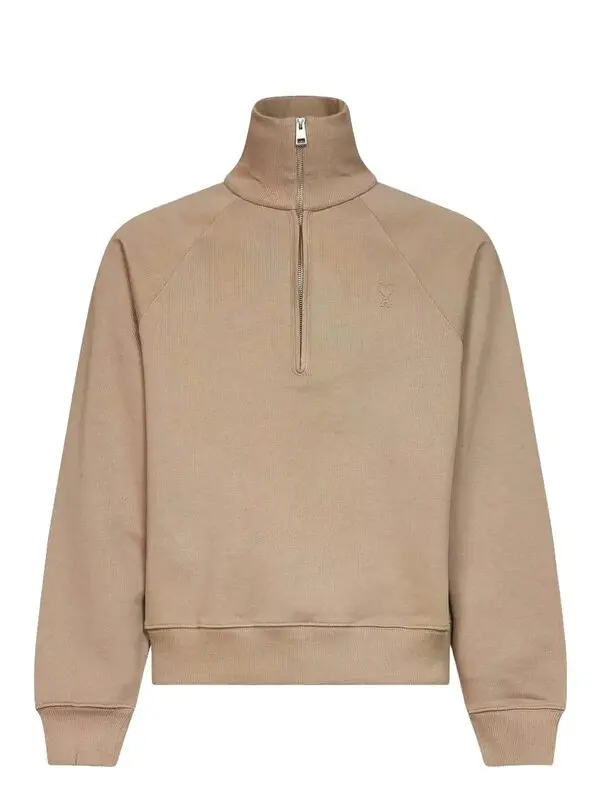 AMI Paris De Coeur Sweater - Neutrals