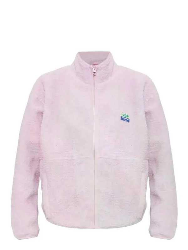 American Vintage Fleece Zip-up Jacket - Pink