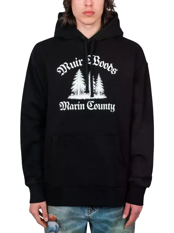 AFIELD OUT Muir Woods Graphic Hoodie - Black
