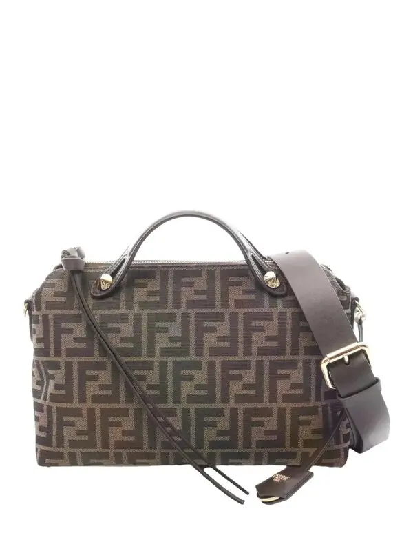Fendi Zuca Canvas Satchel - Brown