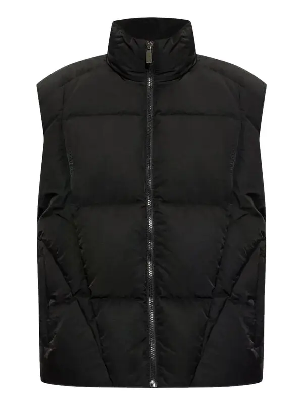Off-White Quilted Gilet - Black