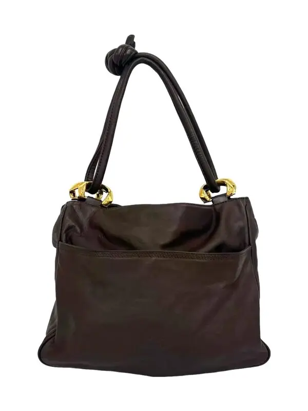 Loewe 20th Century Leather Tote Bag - Brown