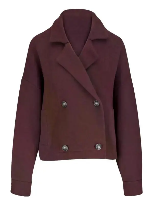 Brunello Cucinelli Double-breasted Cashmere Jacket - Brown