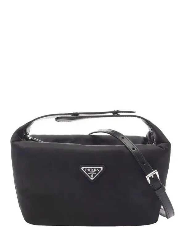Prada Re Nylon Cherie Satchel - Black