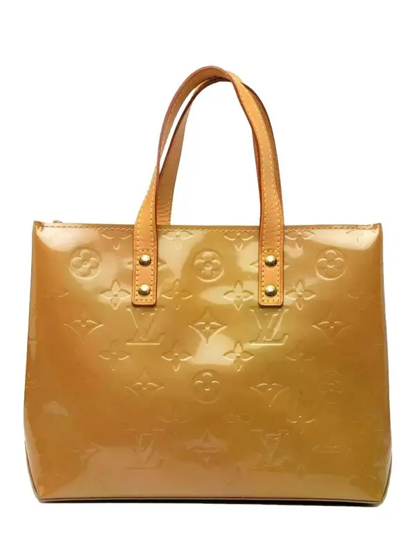LOUIS VUITTON Monogram Vernis Reade Pm Handbag - Neutrals