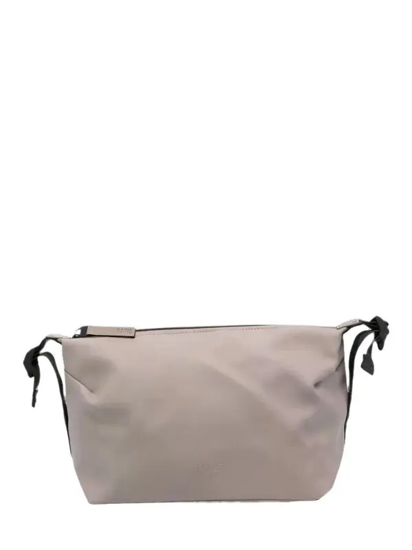 Rains Logo Detail Wash Bag - Neutrals