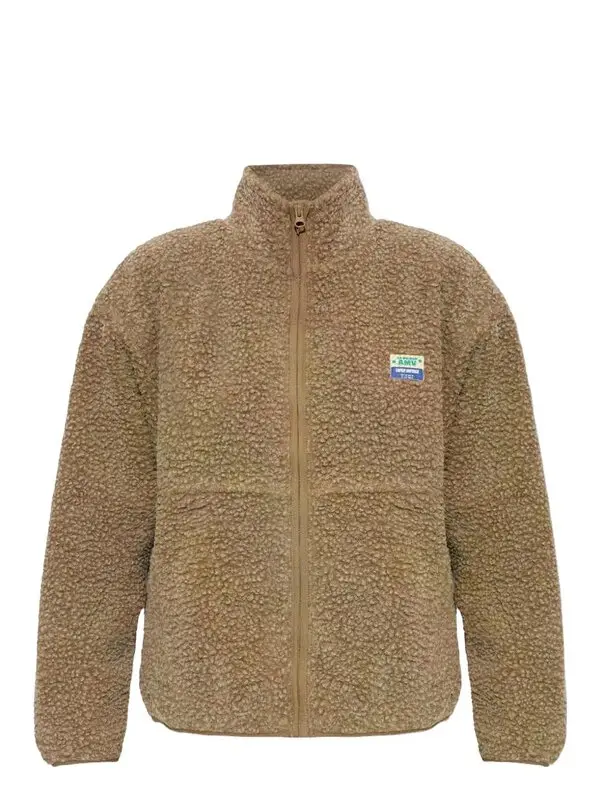 American Vintage Fleece Zip-up Jacket - Brown