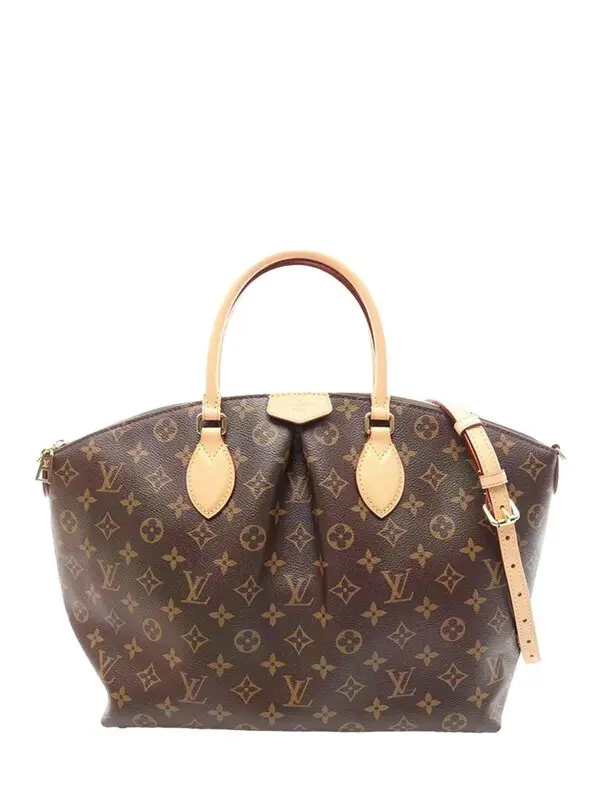 LOUIS VUITTON Monogram Boetie Mm Satchel - Brown