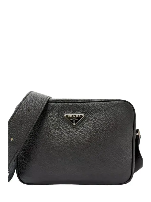 Prada Vitello Daino Camera Bag - Black