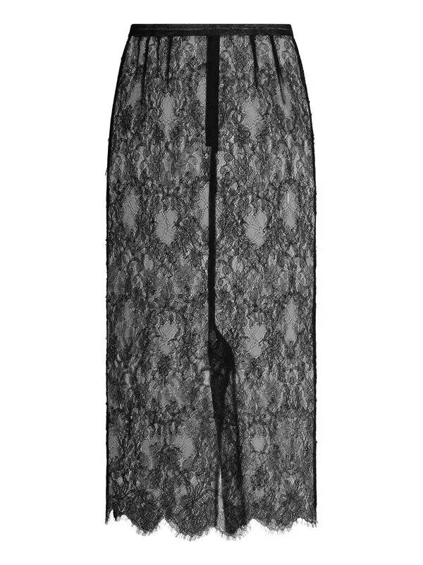 Dolce & Gabbana Lace Skirt - Black