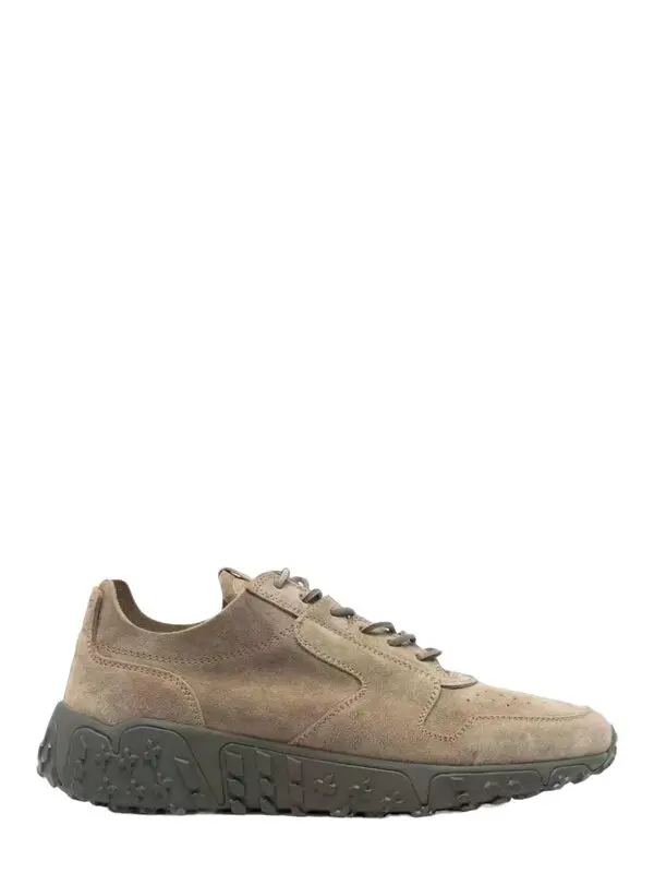 BUTTERO® Vinci Lace-up Suede Sneakers - Neutrals
