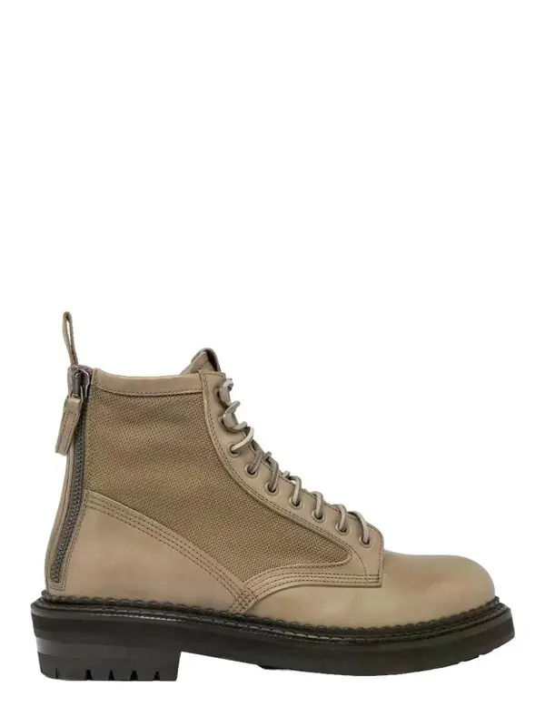 BUTTERO® Lace-up Leather Boots - Neutrals