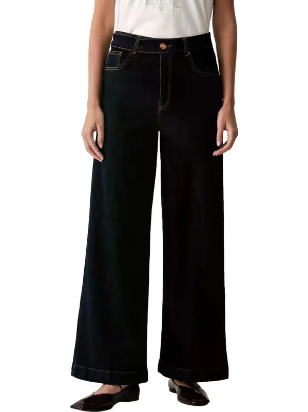 FRACOMINA Wide-leg Jeans - Blue