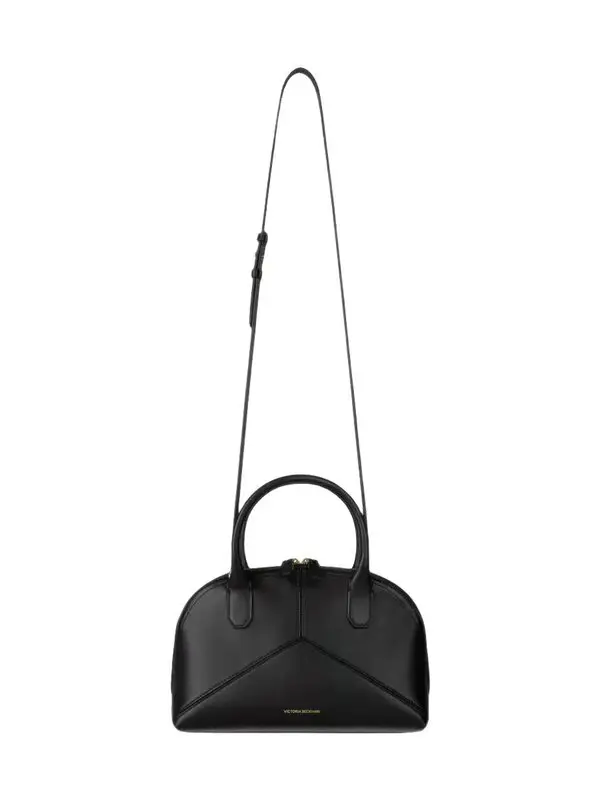 Victoria Beckham Small Doctor Leather Tote Bag - Black