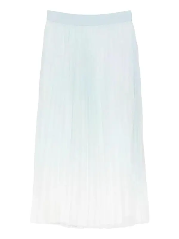 MAISON123 Odessa Pleated Midi Skirt - Blue