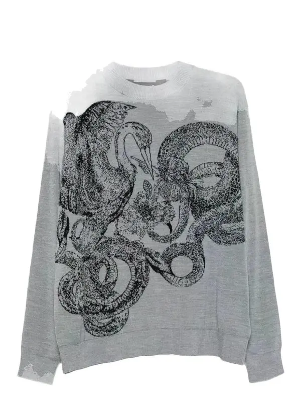 Just Cavalli Crew Neck Sweater - Grey