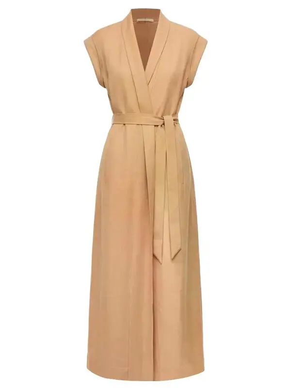 12 STOREEZ Petra Self-tie Maxi Dress - Orange