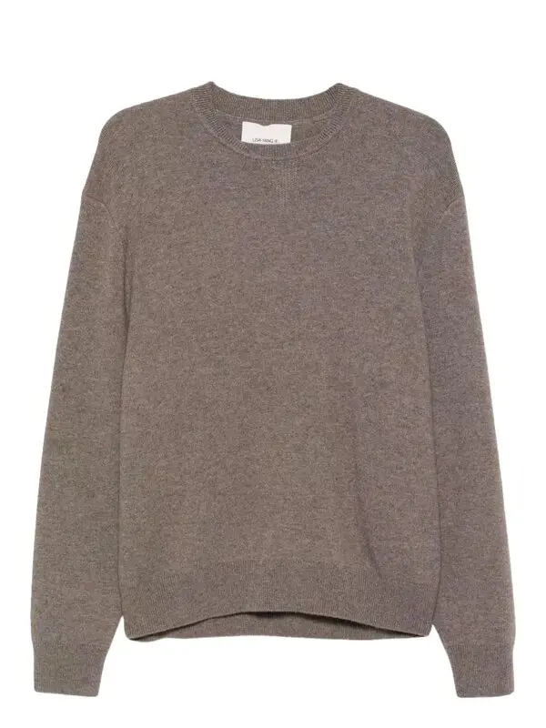 LISA YANG Cashmere Crew Neck Sweater - Brown