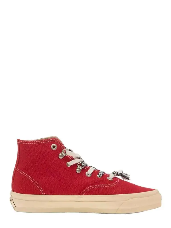VANS Premium Authentic Hi 2.0 Canvas Sneakers - Red