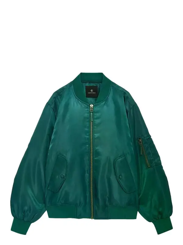 ANINE BING Leon Bomber Jacket - Green